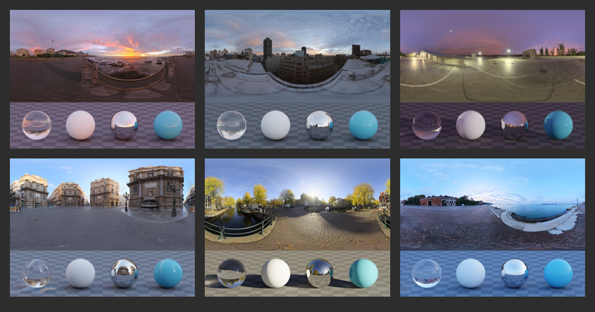 HDRIs: Outdoor > Partly Cloudy > Sunrise-sunset > Urban • Poly Haven