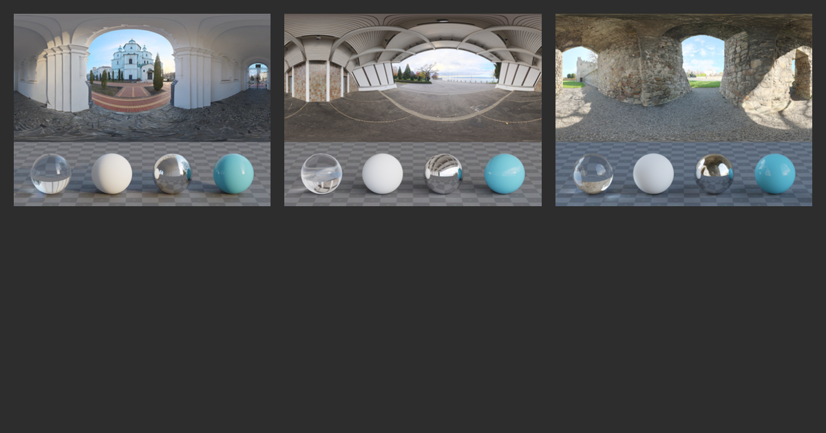 HDRIs: Outdoor > Partly Cloudy > Urban > Indoor • Poly Haven