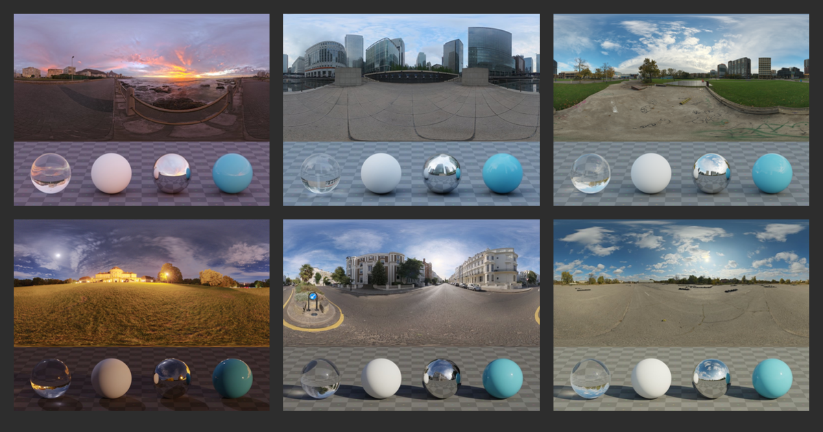 HDRIs: Outdoor > Partly Cloudy > Urban > Natural Light • Poly Haven