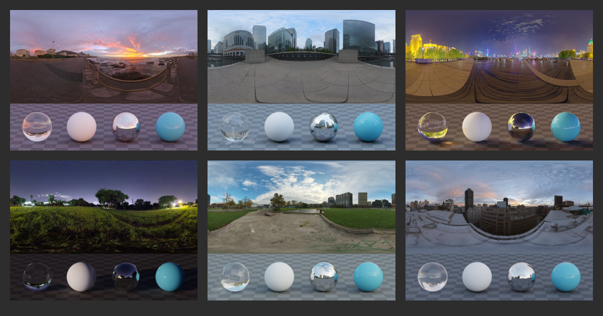 HDRIs: Outdoor > Partly Cloudy > Urban • Poly Haven