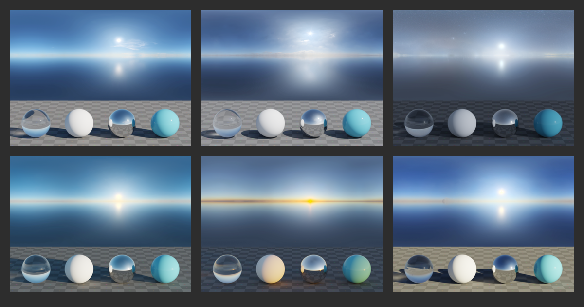 HDRIs: Outdoor > Pure Skies > Clear > High Contrast • Poly Haven