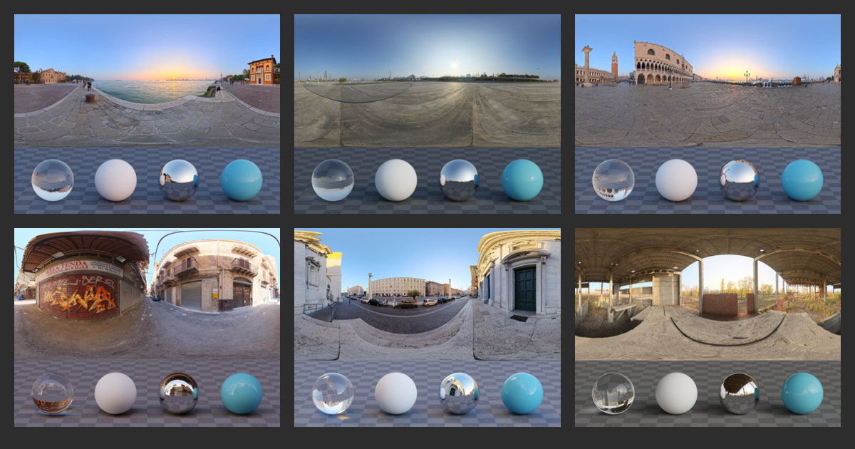 HDRIs: Outdoor > Urban > Medium Contrast > Clear • Poly Haven