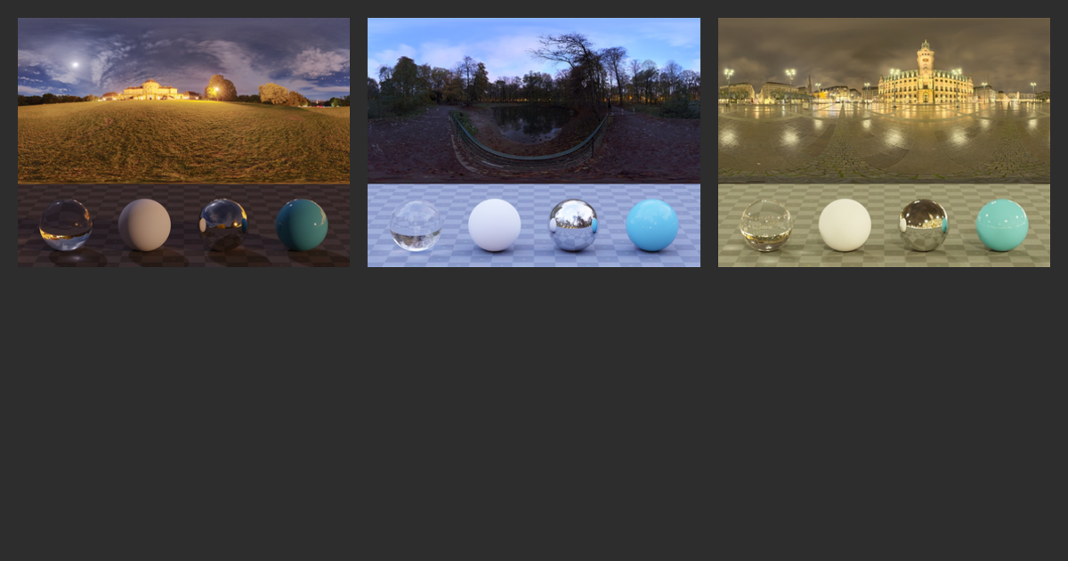 HDRIs: Outdoor > Urban > Night > Natural Light • Poly Haven