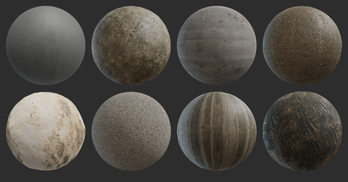 Textures: Plaster-concrete > Concrete > Man Made • Poly Haven