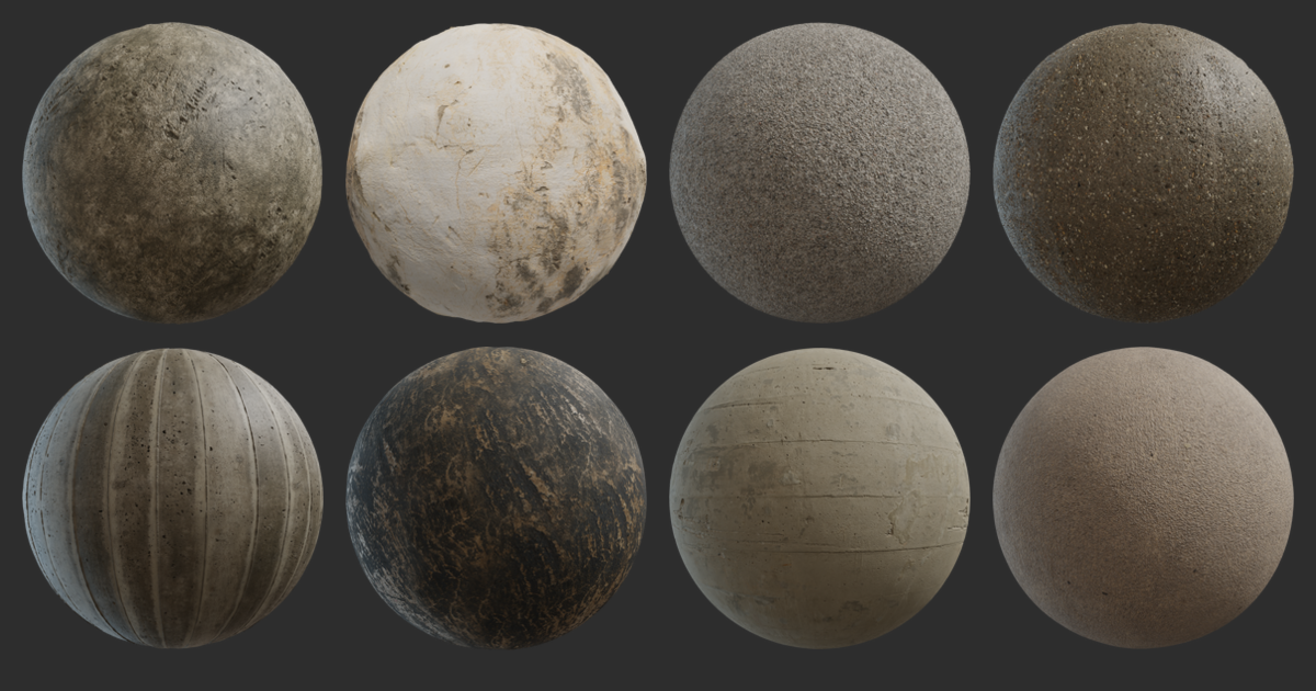 Textures: Plaster-concrete > Man Made > Outdoor > Concrete • Poly Haven