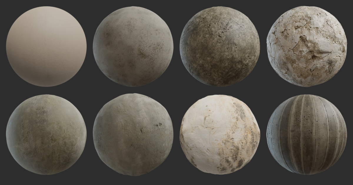 Textures: Plaster-concrete > Man Made > Outdoor > Wall • Poly Haven