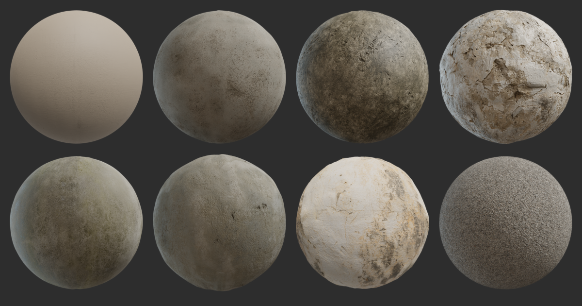 Textures: Plaster-concrete > Man Made > Outdoor • Poly Haven