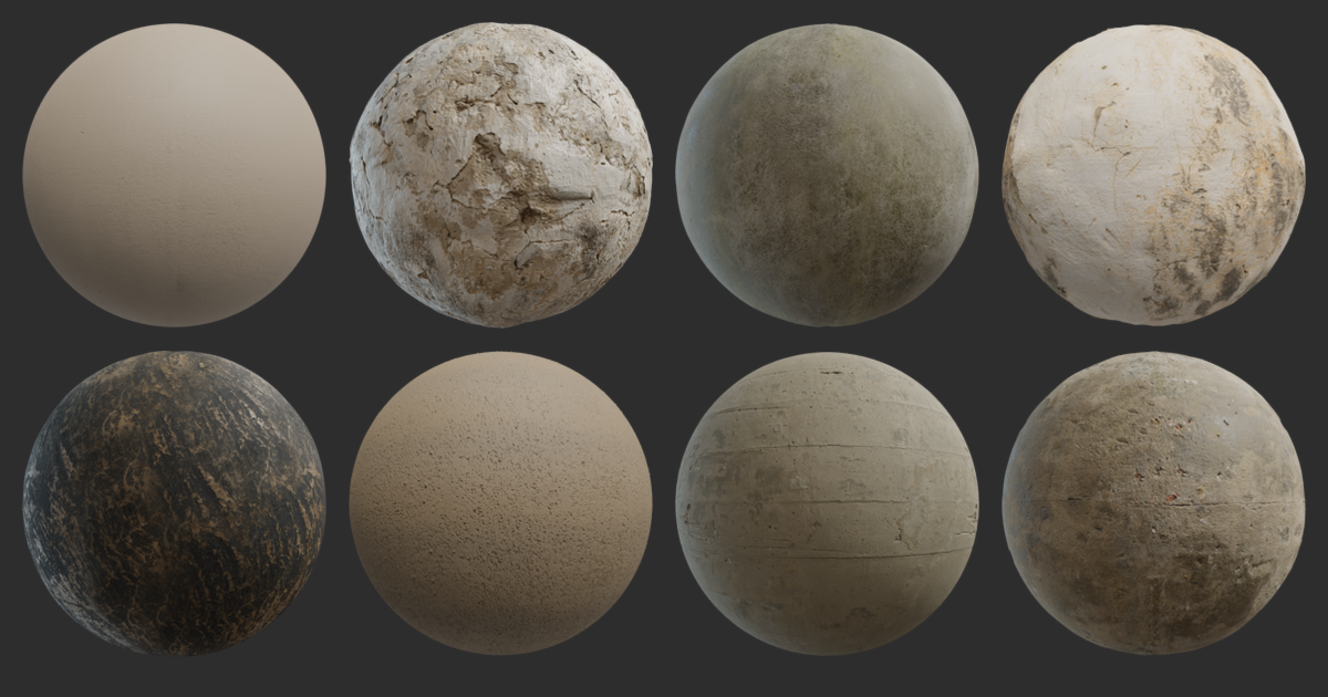 Textures: Plaster-concrete > Man Made > Plaster • Poly Haven