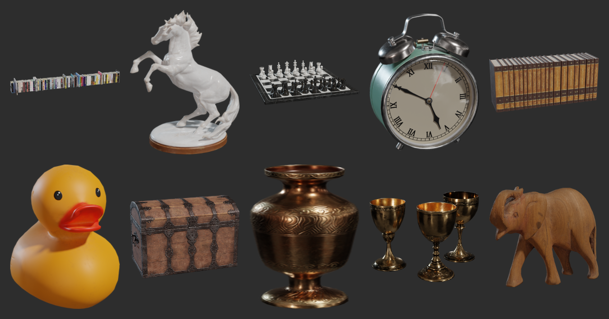 Models: Props > Decorative • Poly Haven