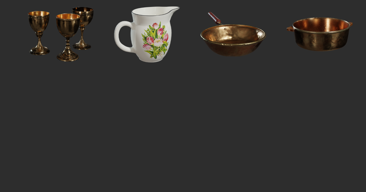 Models: Props > Dishes > Decorative > Containers • Poly Haven