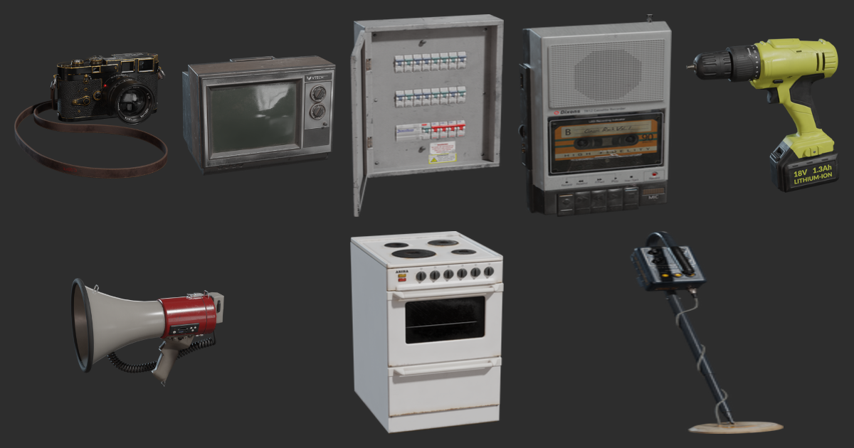 Models: Props > Electronics • Poly Haven