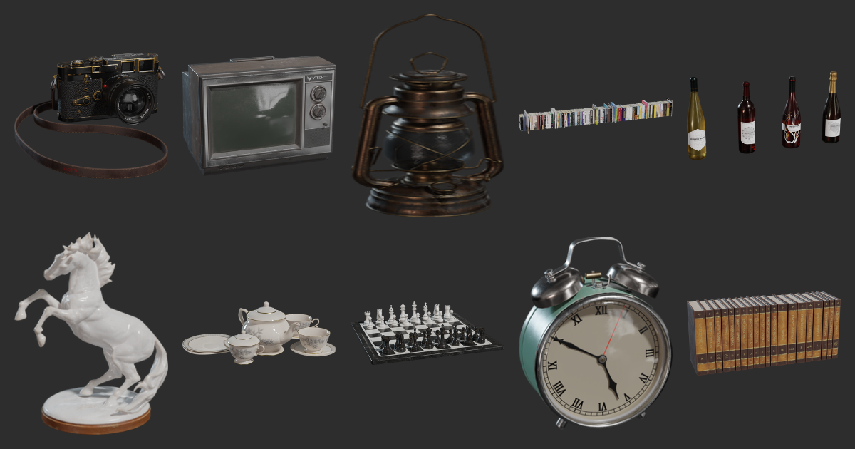 Models: Props • Poly Haven