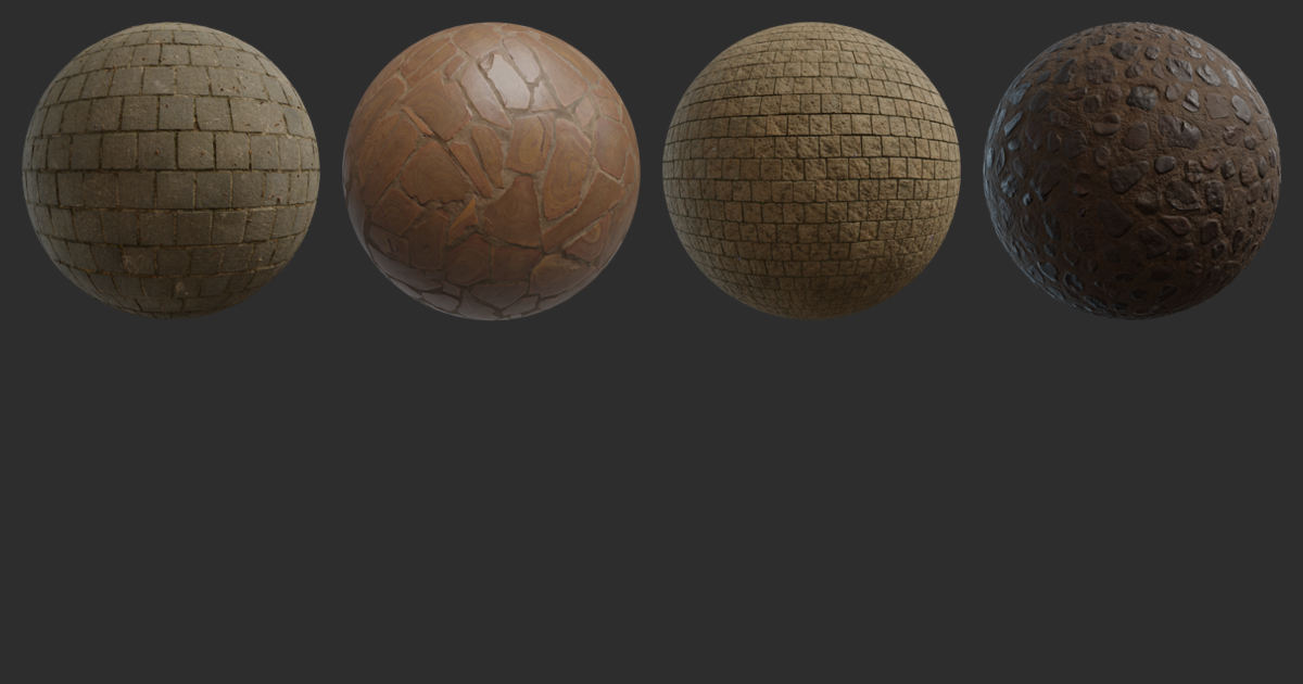 Textures: Rock > Floor > Cobblestone • Poly Haven