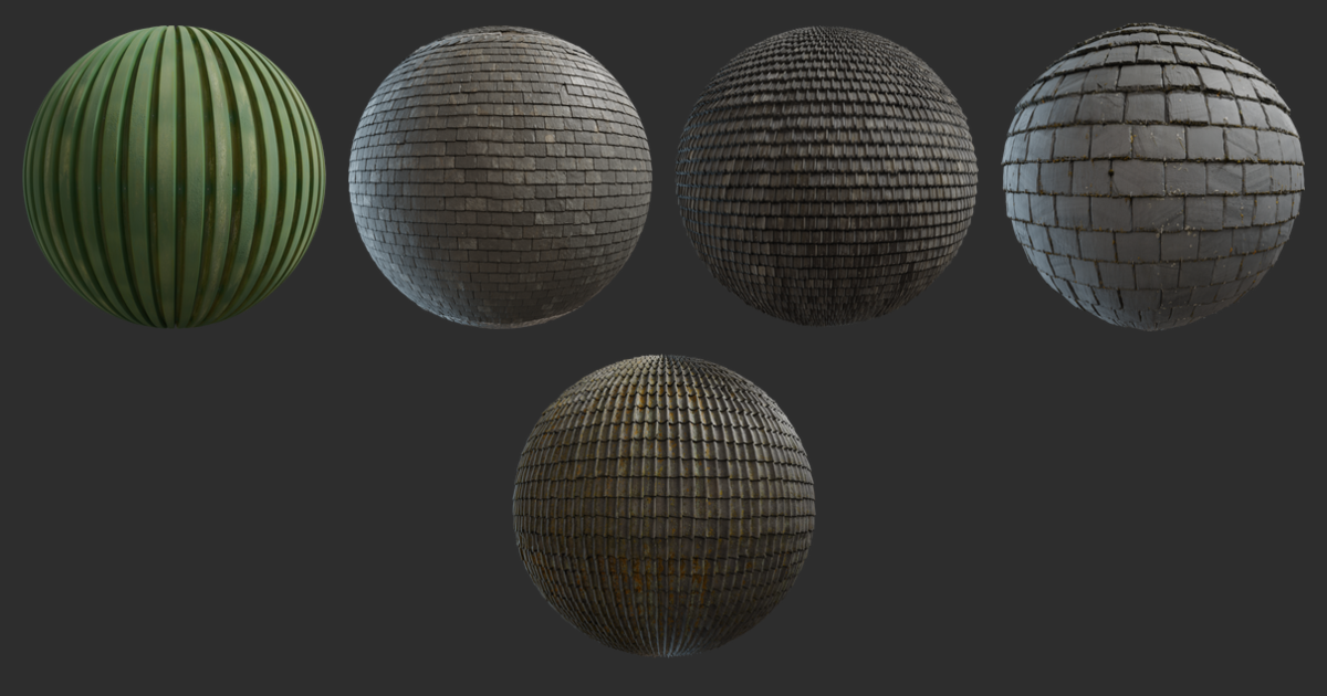 Textures: Roofing > Man Made > Outdoor > Clean • Poly Haven