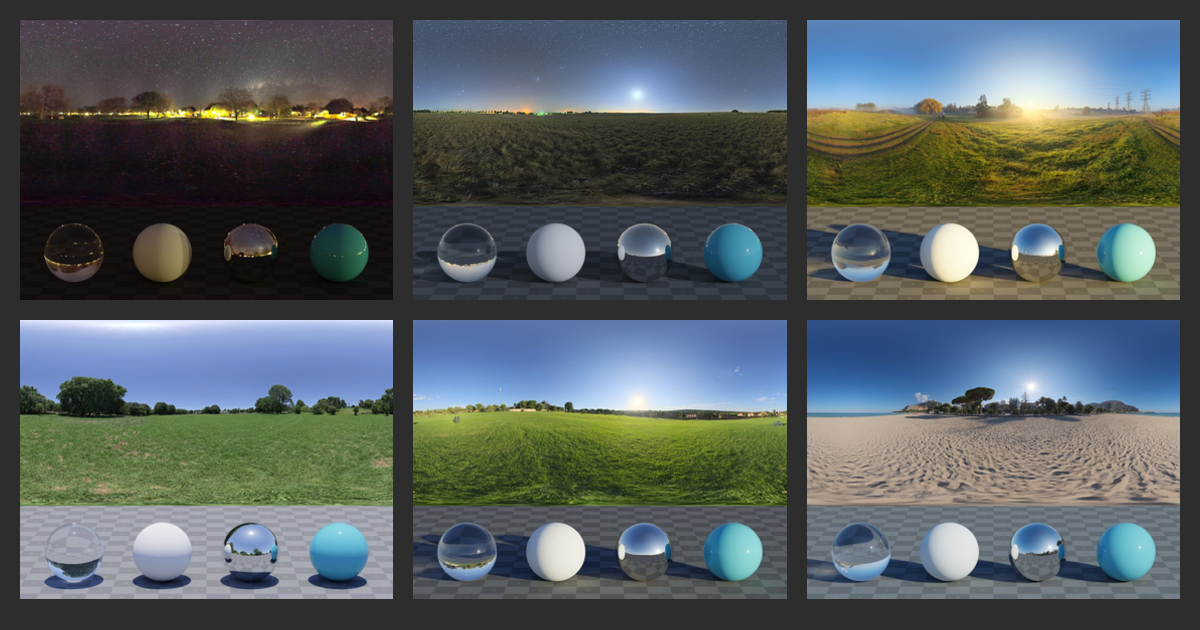 HDRIs: Skies > High Contrast > Outdoor > Clear • Poly Haven