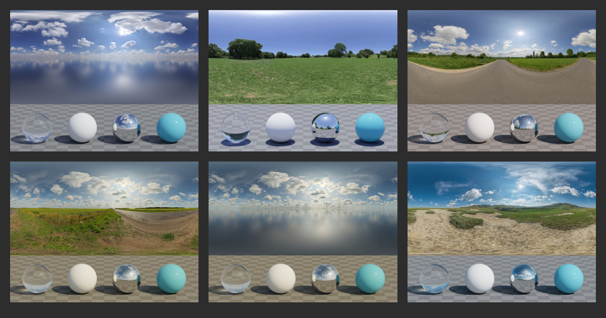 HDRI: Skies > Natural Light > Midday > High Contrast • Poly Haven