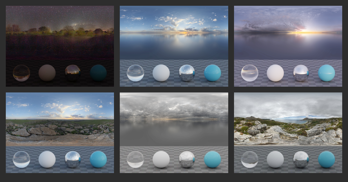 HDRIs: Skies > Nature > Natural Light > Low Contrast • Poly Haven