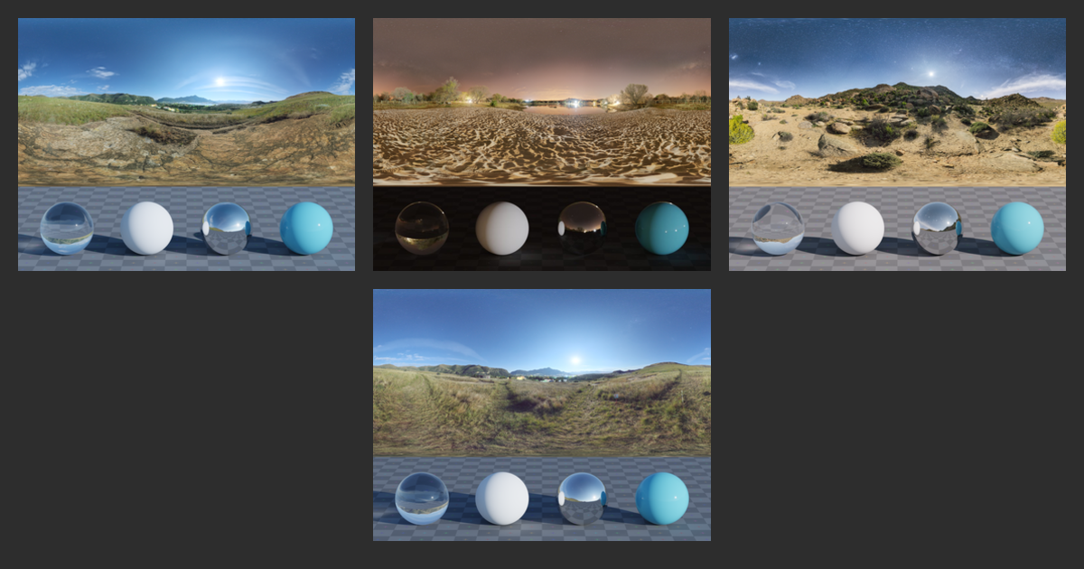 HDRIs: Skies > Nature > Partly Cloudy > Night • Poly Haven