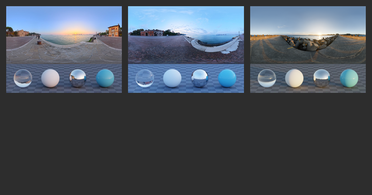 HDRIs: Skies > Nature > Urban > Sunrise-sunset • Poly Haven