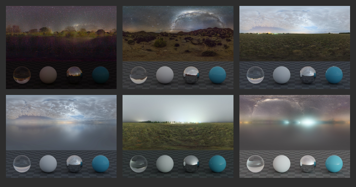 HDRIs: Skies > Night > Low Contrast • Poly Haven