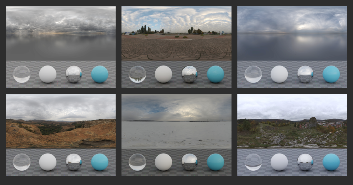 HDRI: Skies > Overcast > Natural Light > Morning-afternoon • Poly Haven