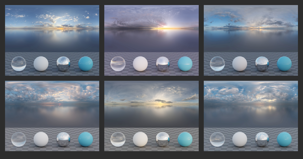 HDRIs: Skies > Sunrise-sunset > Low Contrast > Pure Skies • Poly Haven