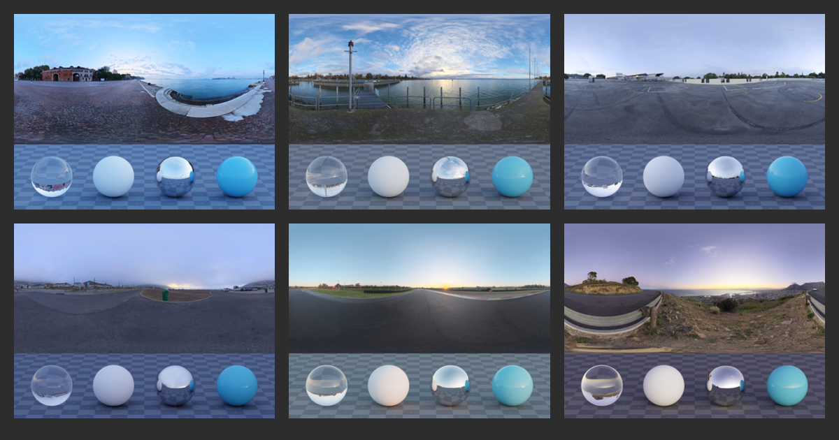 HDRIs: Skies > Sunrise-sunset > Low Contrast > Urban • Poly Haven