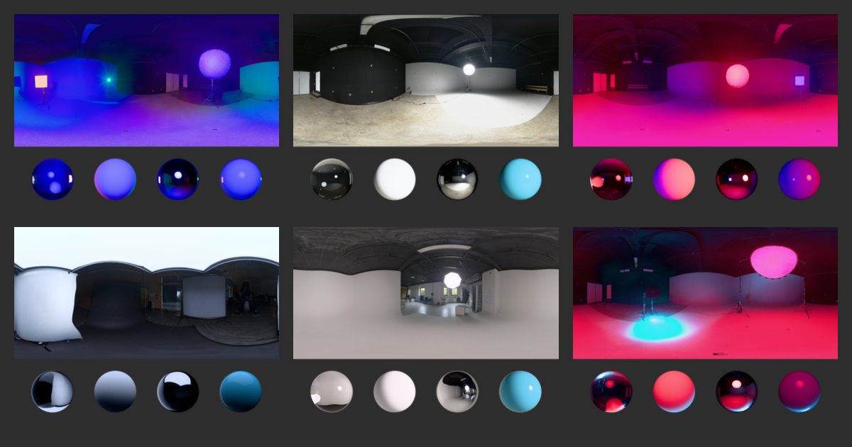 HDRIs: Studio > High Contrast > Vault: Studio • Poly Haven