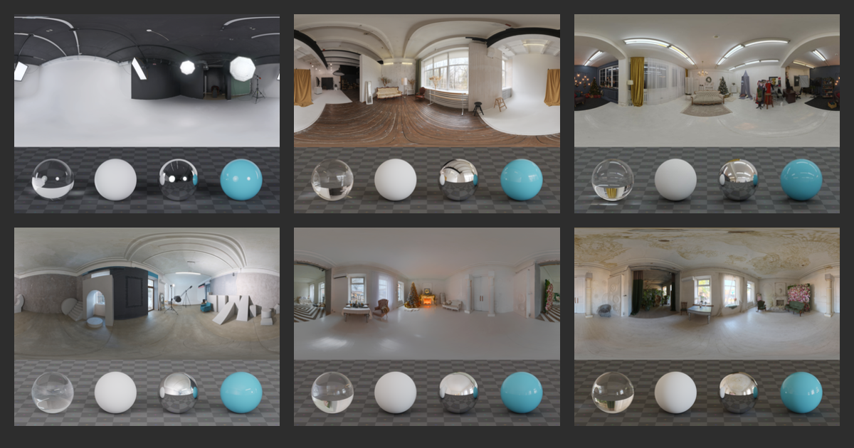 HDRIs: Studio > Low Contrast > Indoor • Poly Haven