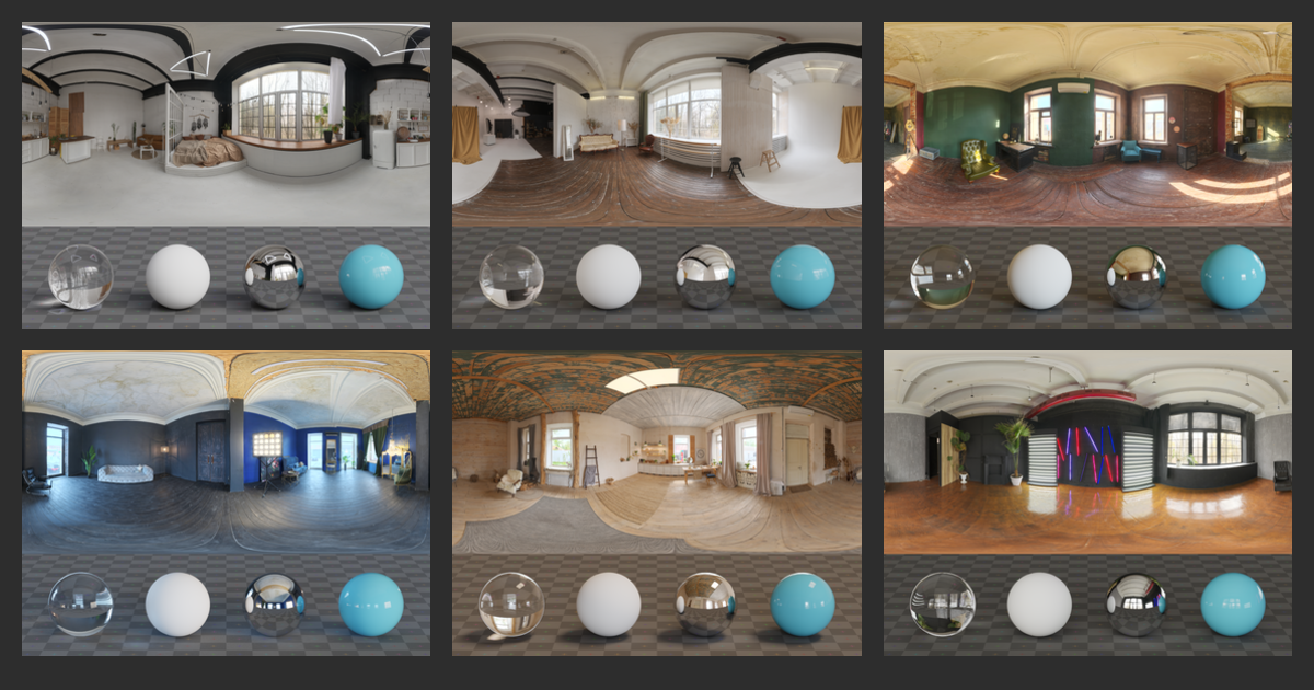 HDRIs: Studio > Natural Light • Poly Haven