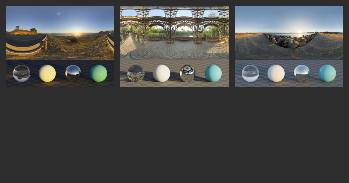 HDRIs: Sunrise-sunset > High Contrast > Nature > Urban • Poly Haven