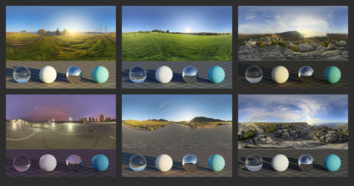 HDRIs: Sunrise-sunset > High Contrast > Skies • Poly Haven