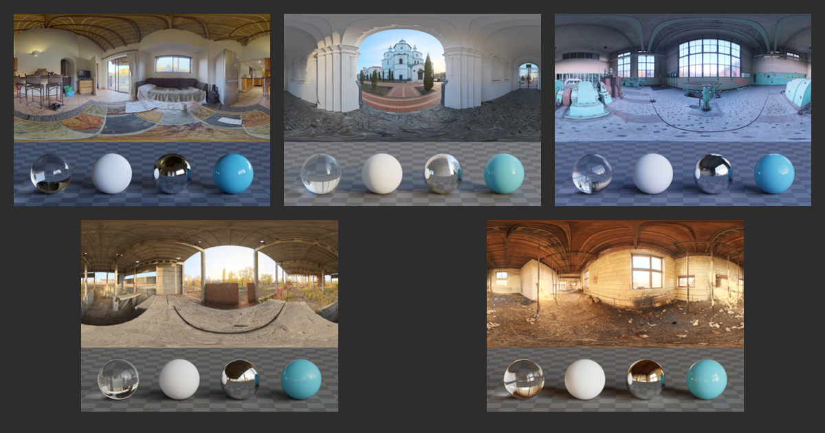 HDRIs: Sunrise-sunset > Indoor > Medium Contrast • Poly Haven