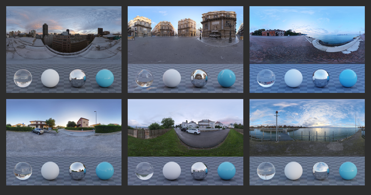 HDRIs: Sunrise-sunset > Low Contrast > Urban • Poly Haven