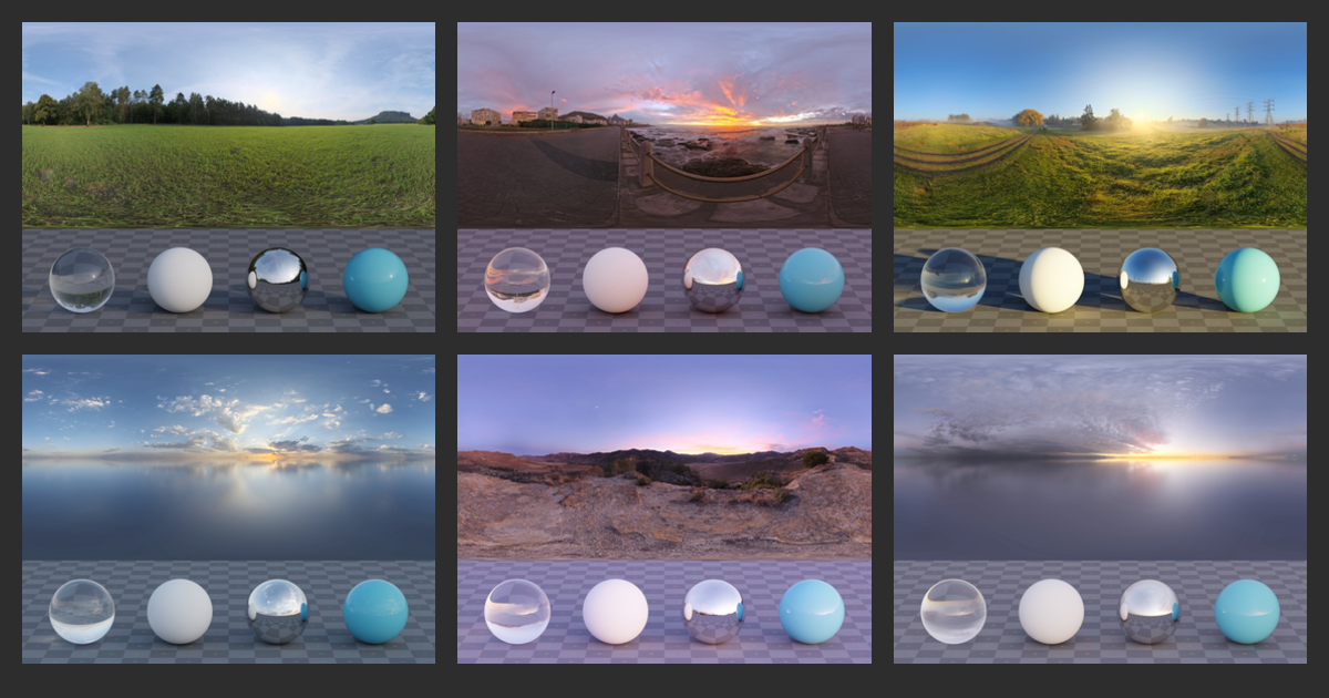 HDRIs: Sunrise-sunset > Natural Light > Skies • Poly Haven
