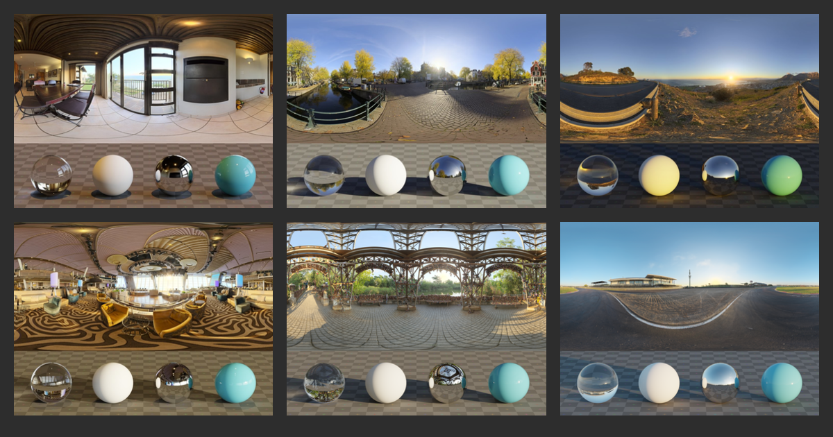 HDRIs: Sunrise-sunset > Natural Light > Urban > High Contrast • Poly Haven