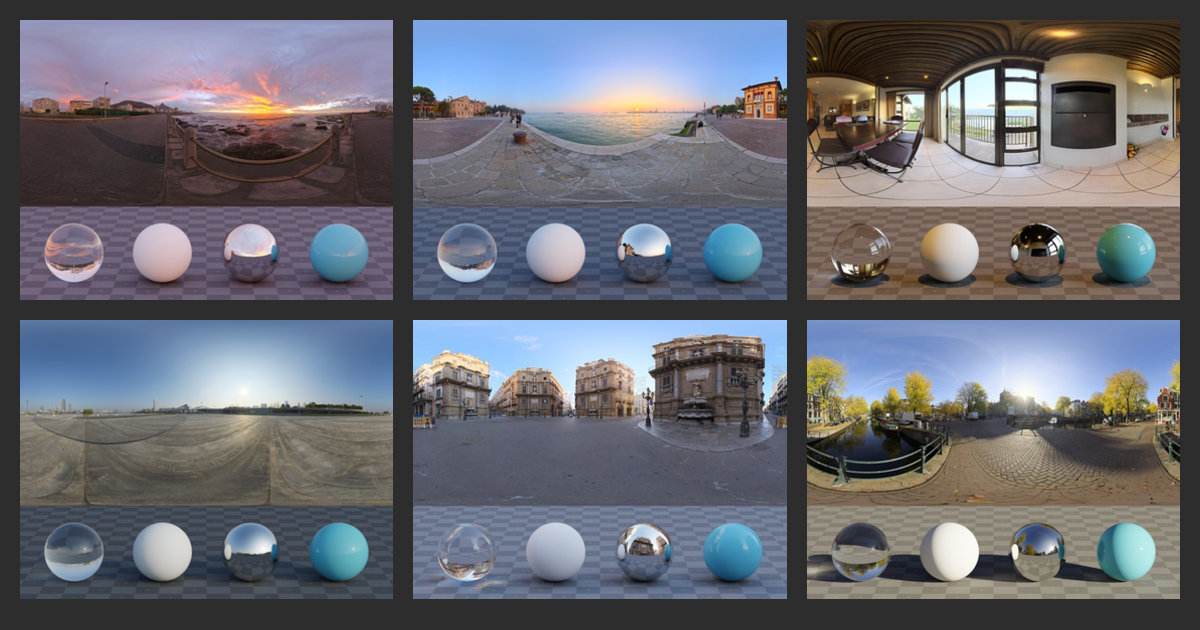 HDRIs: Sunrise-sunset > Natural Light > Urban • Poly Haven