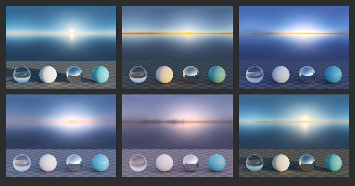 HDRIs: Sunrise-sunset > Outdoor > Clear > Pure Skies • Poly Haven