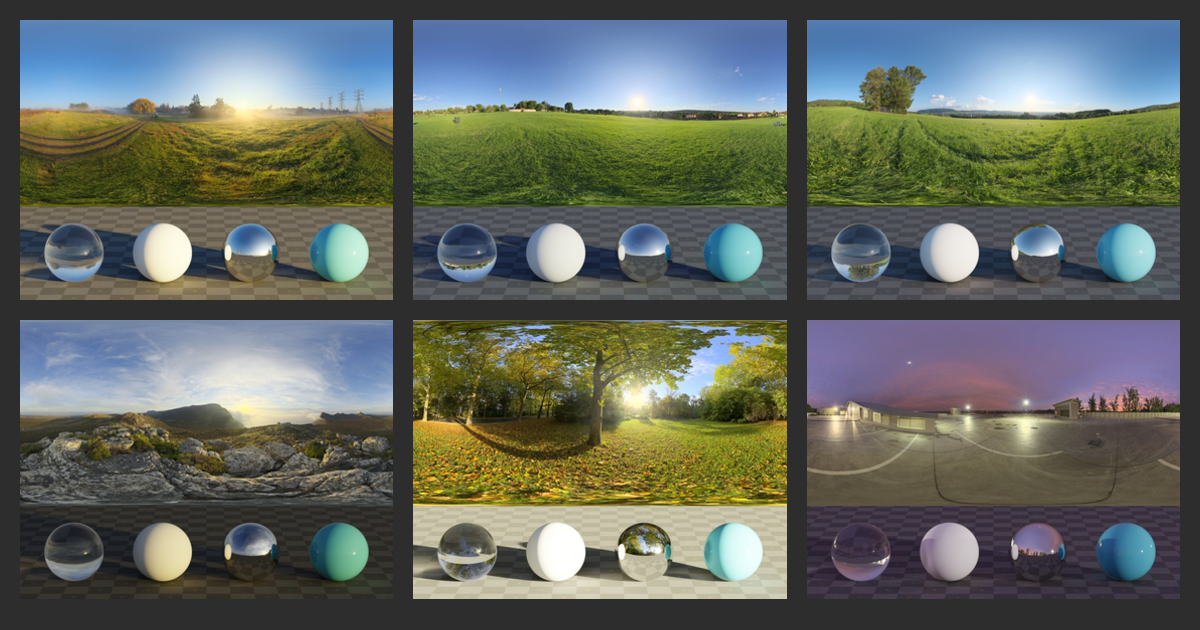 HDRIs: Sunrise-sunset > Outdoor > High Contrast • Poly Haven