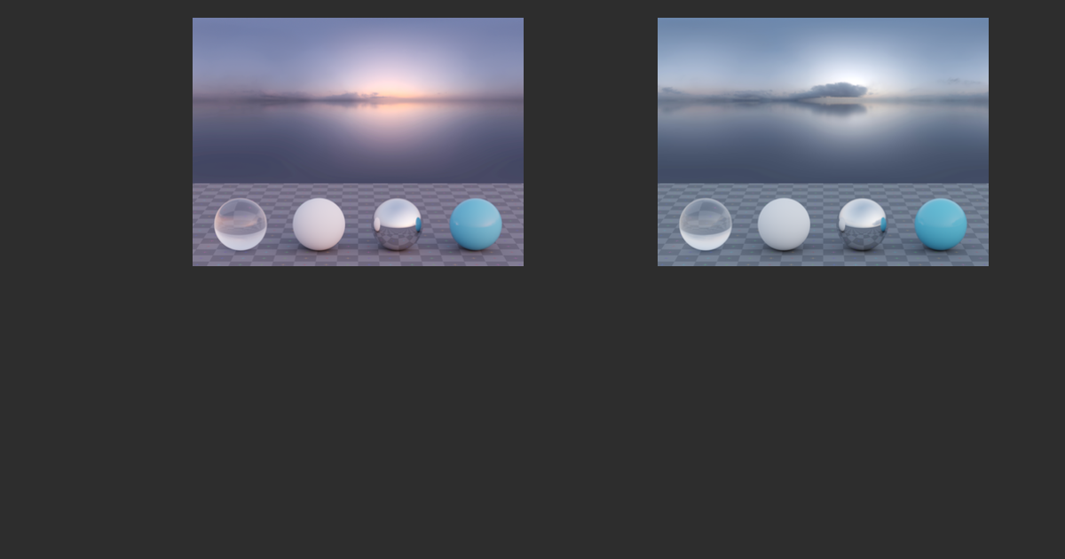 HDRIs: Sunrise-sunset > Pure Skies > Clear > Partly Cloudy • Poly Haven
