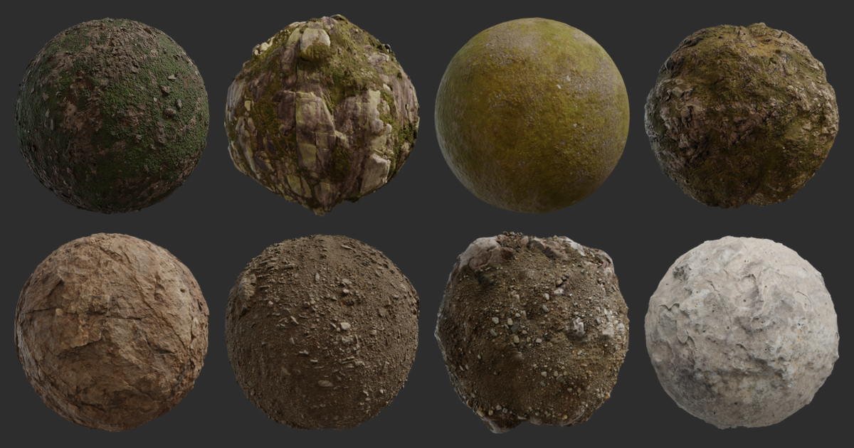 Textures: Terrain > Natural > Rock > Outdoor • Poly Haven