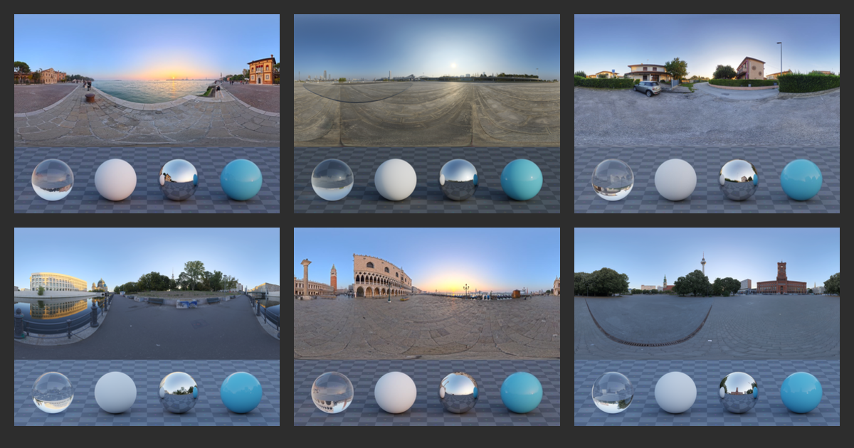 HDRIs: Urban > Clear > Sunrise-sunset > Outdoor • Poly Haven