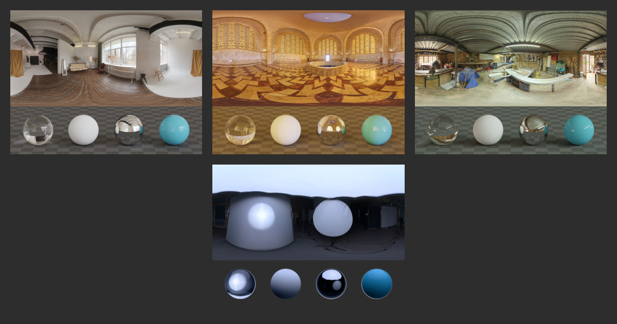 HDRIs: Urban > Medium Contrast > Indoor > Low Contrast • Poly Haven