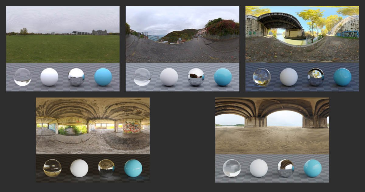 HDRIs: Urban > Midday > Low Contrast > Nature • Poly Haven