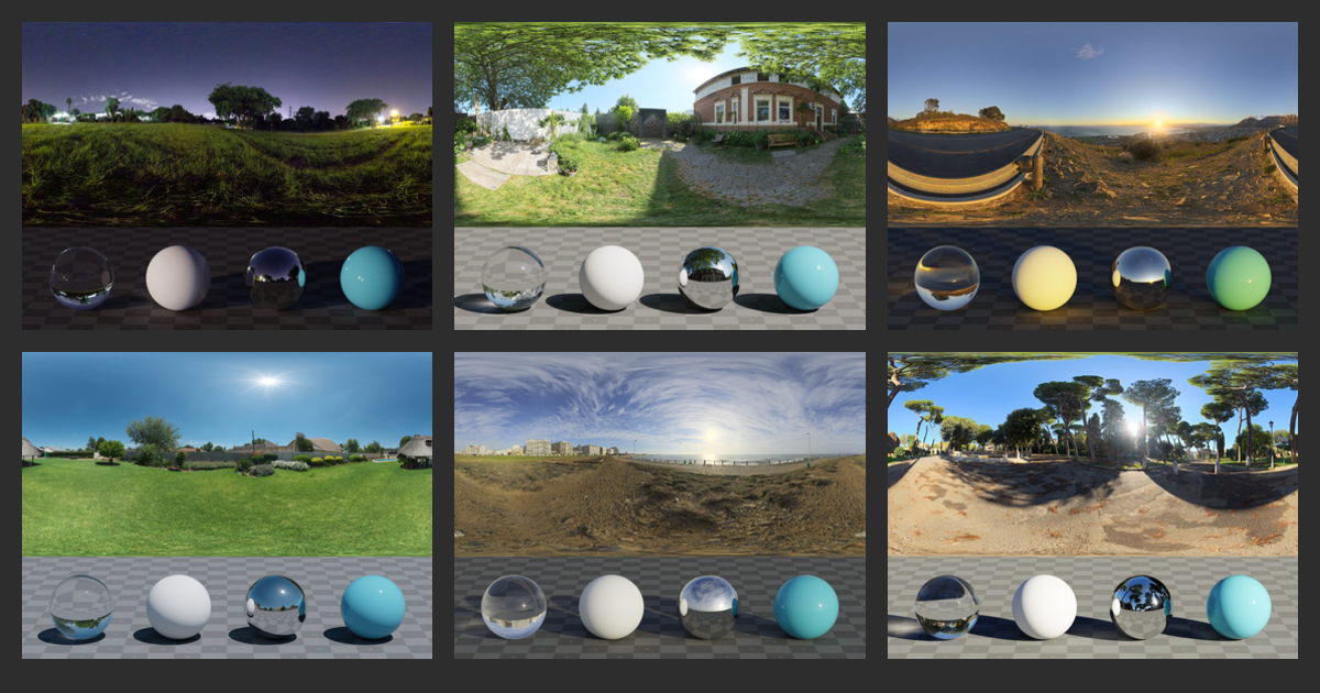 HDRIs: Urban > Outdoor > High Contrast > Nature • Poly Haven