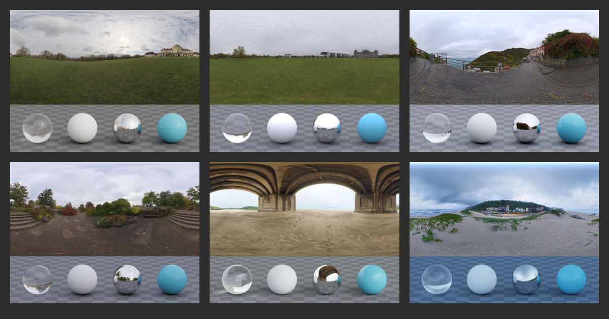 HDRIs: Urban > Outdoor > Nature > Overcast • Poly Haven