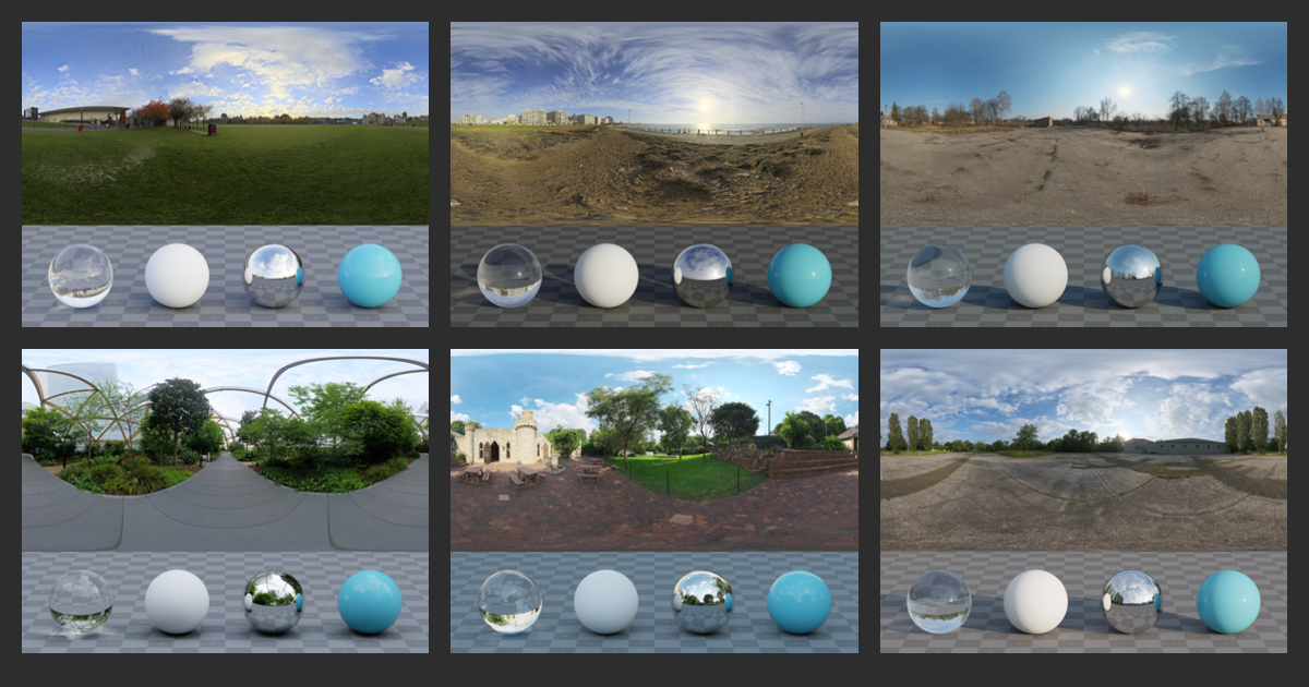 HDRIs: Urban > Partly Cloudy > Nature > Morning-afternoon • Poly Haven