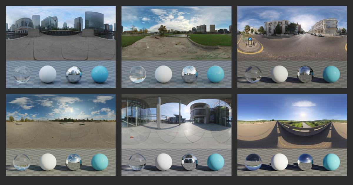 HDRIs: Urban > Partly Cloudy > Outdoor > Morning-afternoon • Poly Haven