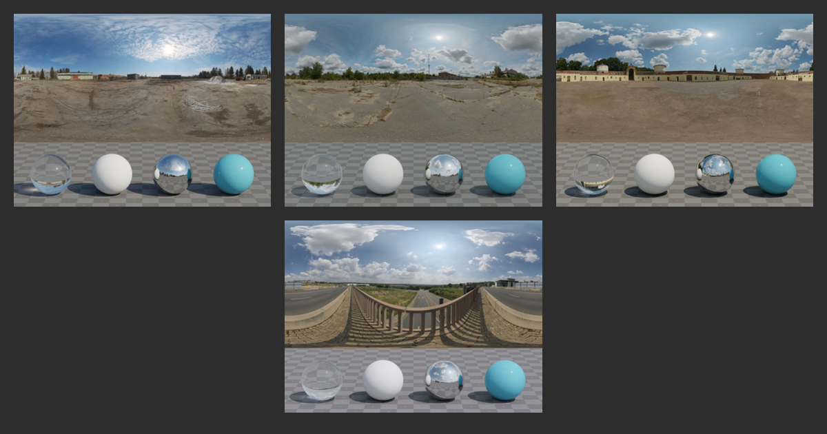 HDRIs: Urban > Skies > Midday > Partly Cloudy • Poly Haven