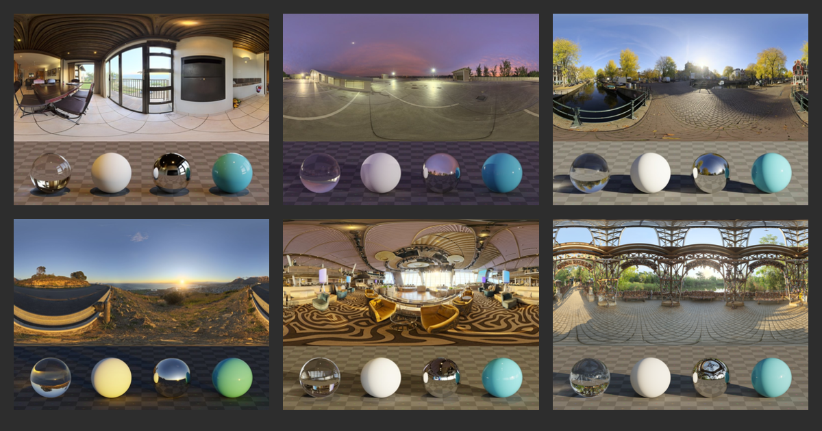 HDRIs: Urban > Sunrise-sunset > High Contrast • Poly Haven